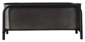 Muubs Kovový květináč ANTIK 50x15cm černý