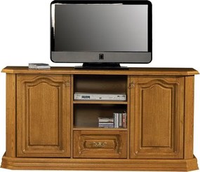 Casarredo - Komfort nábytek Televizní stolek RTV LEWIS B | barva: moření 01 bílá