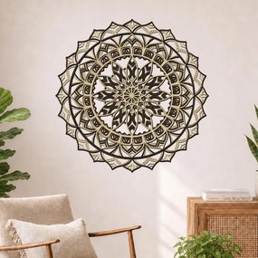 dřevo života 3 vrstvá mandala INTUICE Zvolte rozměr šxv (cm): 40x40, Zvolte barvu dekoru: Javor-Wenge-Javor