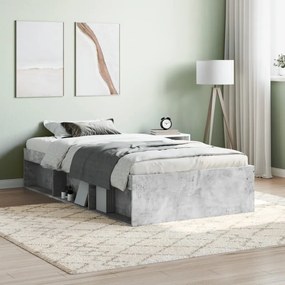 vidaXL Rám postele 90 x 200 cm [3203828] Barva: Betonová šedá