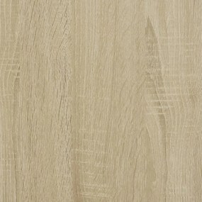 Botník dub sonoma 80 x 34 x 96,5 cm kompozitní dřevo - Default Title