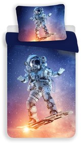 Smolka Polyesterové  povlečení 3D - Astronaut | 140x200, 70x90