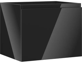 Mexen Orio koupelnová skříňka pod umyvadlo 60 cm, 1 zásuvka, černý lesk - 91A10-06047-1-BF70