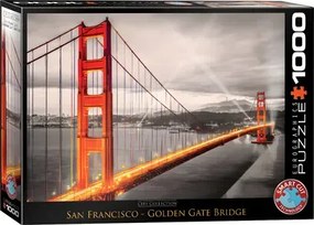 EUROGRAPHICS Puzzle San Francisco - Golden Gate Bridge / 1000 dílků /