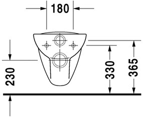 Duravit D-Code - závěsné WC 35,5x54 cm 25350900002