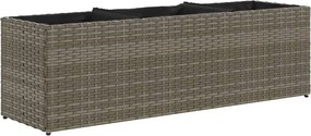 Zahradní truhlíky se 3 květináči 2 ks šedé 105 x 30 x 32 cm 3210524