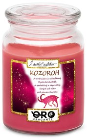 Svíčka Kozoroh (22.12. - 20.1.) - červená (Vůně svíčky: Višně v čokoládě)