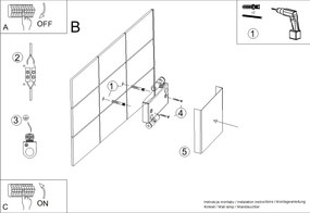 Sollux Lighting Nástěnné svítidlo VANTA olivově zelené