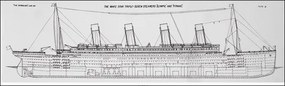 Umělecký tisk Titanic - Plans B, (95 x 33 cm)