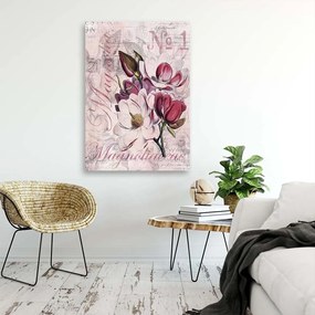 Gario Obraz na plátně Magnólie na růžovém pergamenu - Andrea Haase Rozměry: 40 x 60 cm