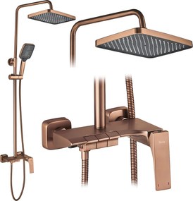 Rea, Sprchový set PREMIUM REA JOE Brush Copper, REA-P4409
