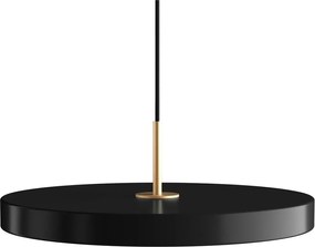 Černé LED závěsné svítidlo s kovovým stínidlem ø 43 cm Asteria Medium – UMAGE