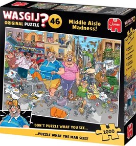 JUMBO Puzzle WASGIJ Original 46: Šílenství střední uličky! / 1000 dílk