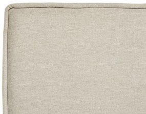 Kontinentální postel s úložným prostorem 160 x 200 cm béžová DYNASTY Beliani