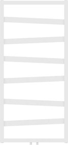 Mexen, Mexen Zoom dekorativní koupelnový radiátor 1100 x 530 mm, 376 W, bílý - W130-1100-530-00-20