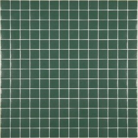 Hisbalit Skleněná mozaika zelená Mozaika 220B MAT 2,5x2,5 2,5x2,5 (33,33x33,33) cm - 25220BMH