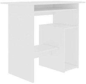 Petromila Psací stůl bílý 80 x 45 x 74 cm dřevotříska