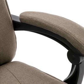 Masážní kancelářská židle taupe textil 20370