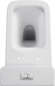 Erga Jotta, WC kombi mísa 640x365x820 mm, Rimless + toaletní sedátko, bílá lesklá, ERG-V03-JOTTA-RIM-WH