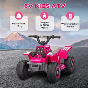 AIYAPLAY dětská elektrická čtyřkolka elektrická dětská čtyřkolka s funkcí jízdy vpřed a vzad, LED diodou a klaksonem elektrické auto pro děti od 1,5 …