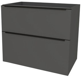 Mereo Mereo, Mailo, koupelnová skříňka 81 cm, černé madlo, Multidecor, CN591SBSEDD