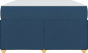 Rám postele s matrací Modrá 120 x 200 cm textil 3399355