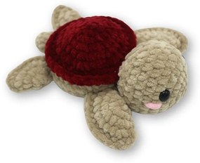 Vali Crochet Háčkovaná Želvička Barva těla: Baby růžová (80303), Barva krunýře: Fialová (80340)