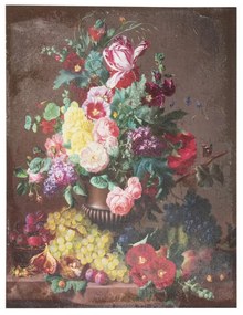 Vintage obraz Květiny – 60x3x80 cm