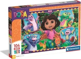 CLEMENTONI Puzzle Dora průzkumnice 2 MAXI / 104 dílků / od 4 let