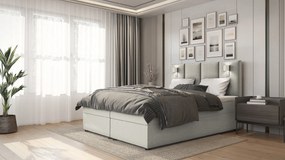 SFAB Kontinentální čalouněná postel PARMA (120x200 cm) Barva látky: INARI 100