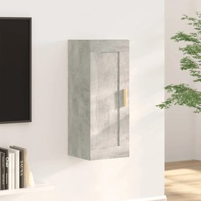 812469 vidaXL Nástěnná skříňka betonově šedá 35 x 34 x 90 cm kompozitní dřevo