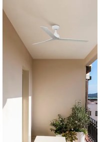 FARO 34274 - Stropní ventilátor MARINE M bílá IP44 + dálkové ovládání