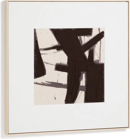 Ručně malovaný obraz s rámem/na plátně 100x100 cm Arilan – Kave Home