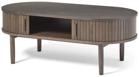 Designový konferenční stolek Palomino 120 cm tmavě hnědý dub