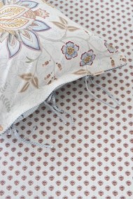 Pip Studio perkálové prostěradlo Jaipur Flower, světle modré (Kvalitní perkálové prostěradlo od Pip Studia)