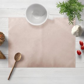 Biante Sametové prostírání na stůl Velvet Premium SVP-020 Béžové 30x40 cm
