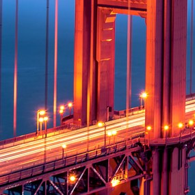 Malvis ® Tapeta Golden Gate Bridge Vel. (šířka x výška): 360 x 260 cm