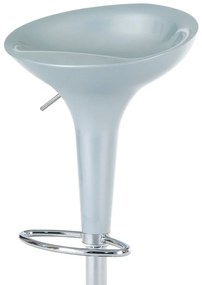 Barová židle AUTRONIC AUB-9002 LIM stříbrná