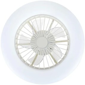 Lucci Air 513200 - LED Stm. svítidlo s ventilátorem OSLO LED/20W/230V bílá + DO