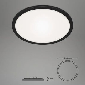 Briloner 7168-015 - LED Stm. stropní svítidlo PIATTO LED/22W/230V černá + DO