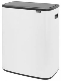 Brabantia BO TOUCH BIN Dotykový odpadkový koš 2x30 l - bílá