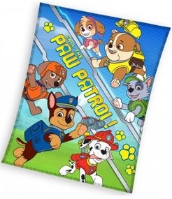 SpinMaster - Velká dětská fleecová deka Tlapková patrola - Paw Patrol / 150 x 200 cm