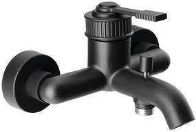 Sapho Versi vanová baterie nástěnná 150 mm černá mat RV010/15