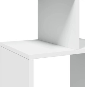 Knihovna bílá 92 x 29 x 188 cm kompozitní dřevo 3310316