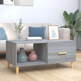 vidaXL Konferenční stolek 89,5x50x40 cm kompozitní dřevo [817515] Barva: Černá