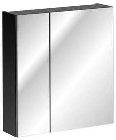 Zrcadlová skříňka SANTA FE Black 84-60 | 60 cm