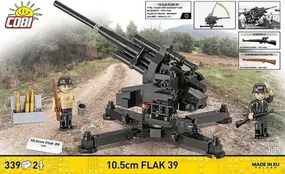 COBI 3142 Protiletadlové dělo 10,5 cm Flak 39 / Plastová stavebnice /