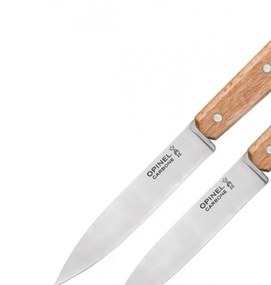 Opinel Sada kuchyňských nožů VRI N°102 Carbon, 10 cm, rukojeť buk, 2 ks 001222