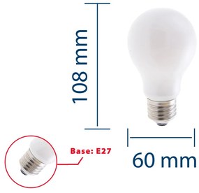 VELAMP OPAL FILAMENT žárovka 7W, E27, 6500K