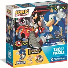 Clementoni 29797 Puzzle Ježek Sonic v akci 180 dílků / od 7 let
